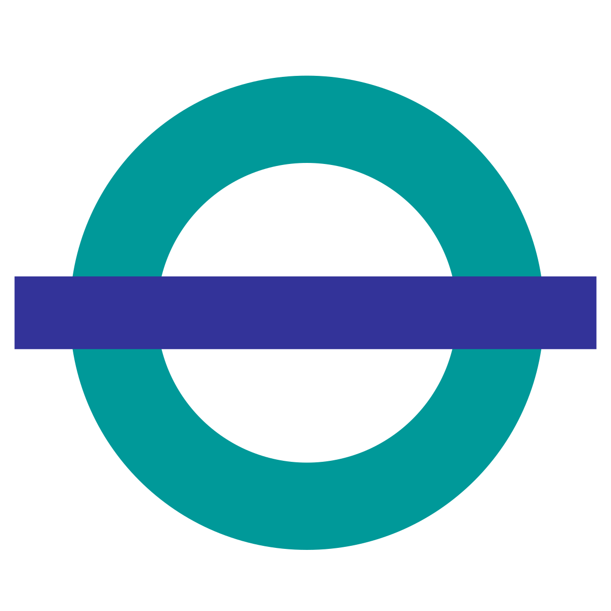 DLR roundel - Bradshaw